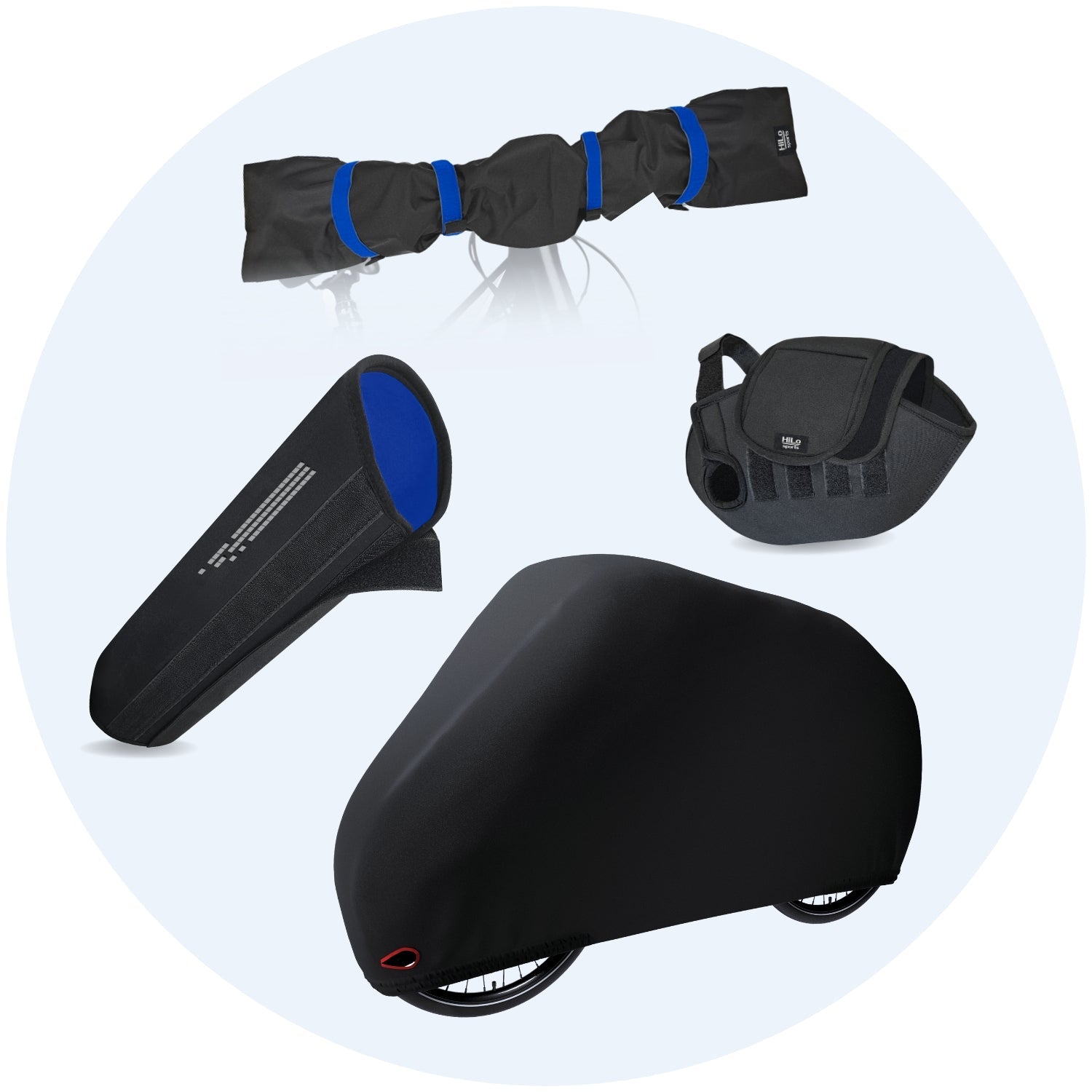 Waterproof bicycle protection sleeves for bicycle & bicycle parts